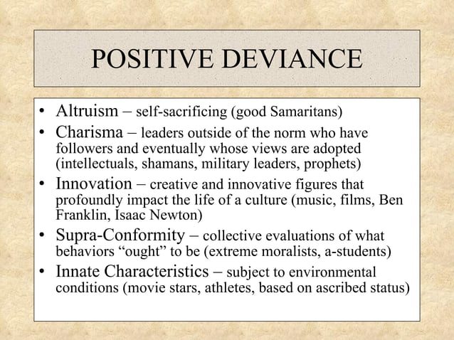 Theories of Deviance | PPT