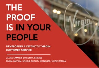 Service Design Network UK Conference - James Samperi and Emma Watkins | PDF