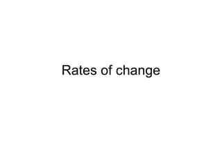 2a. Introduction to Calculus (change) | PPT