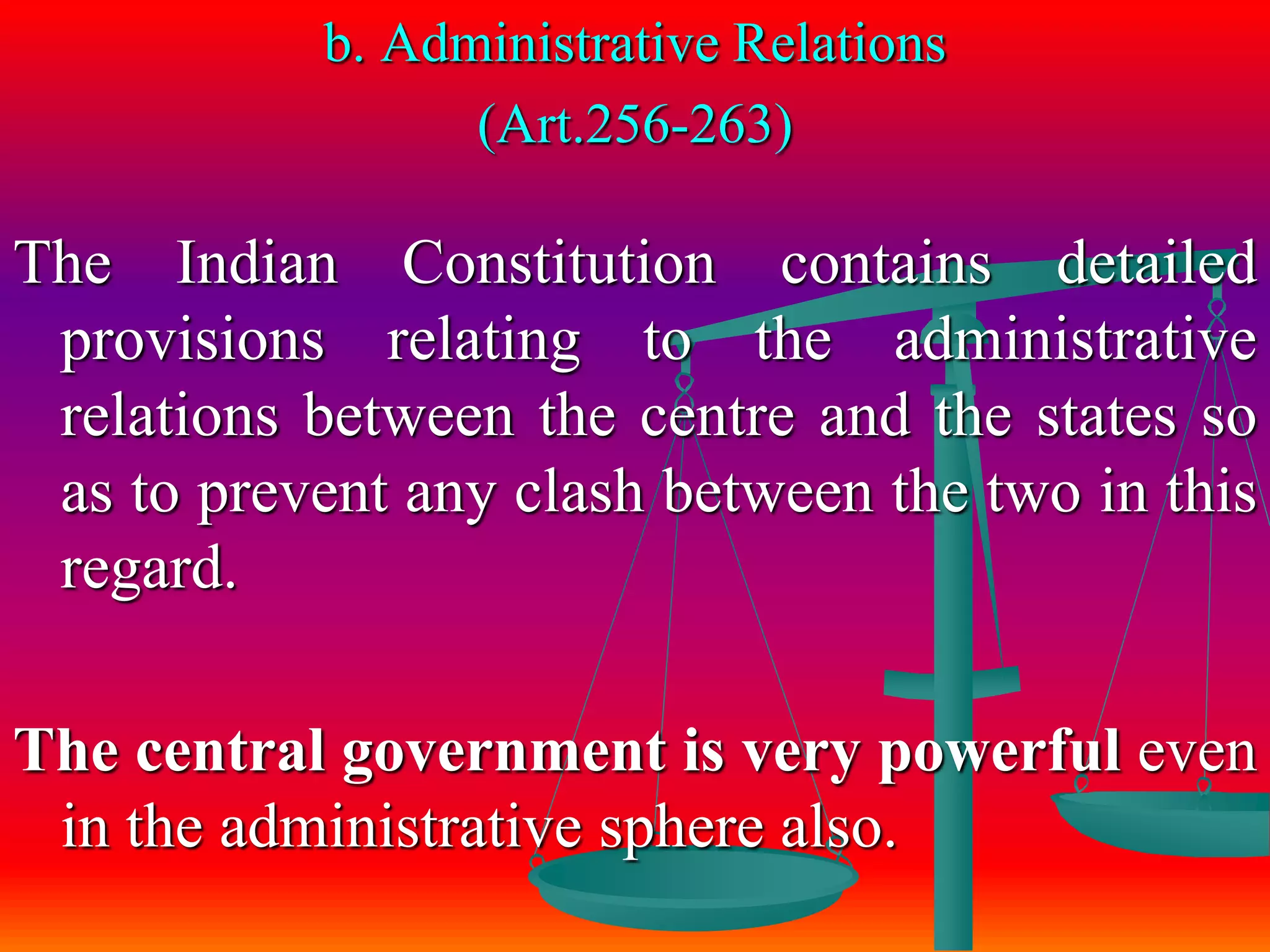 Centre State Relations | PPT