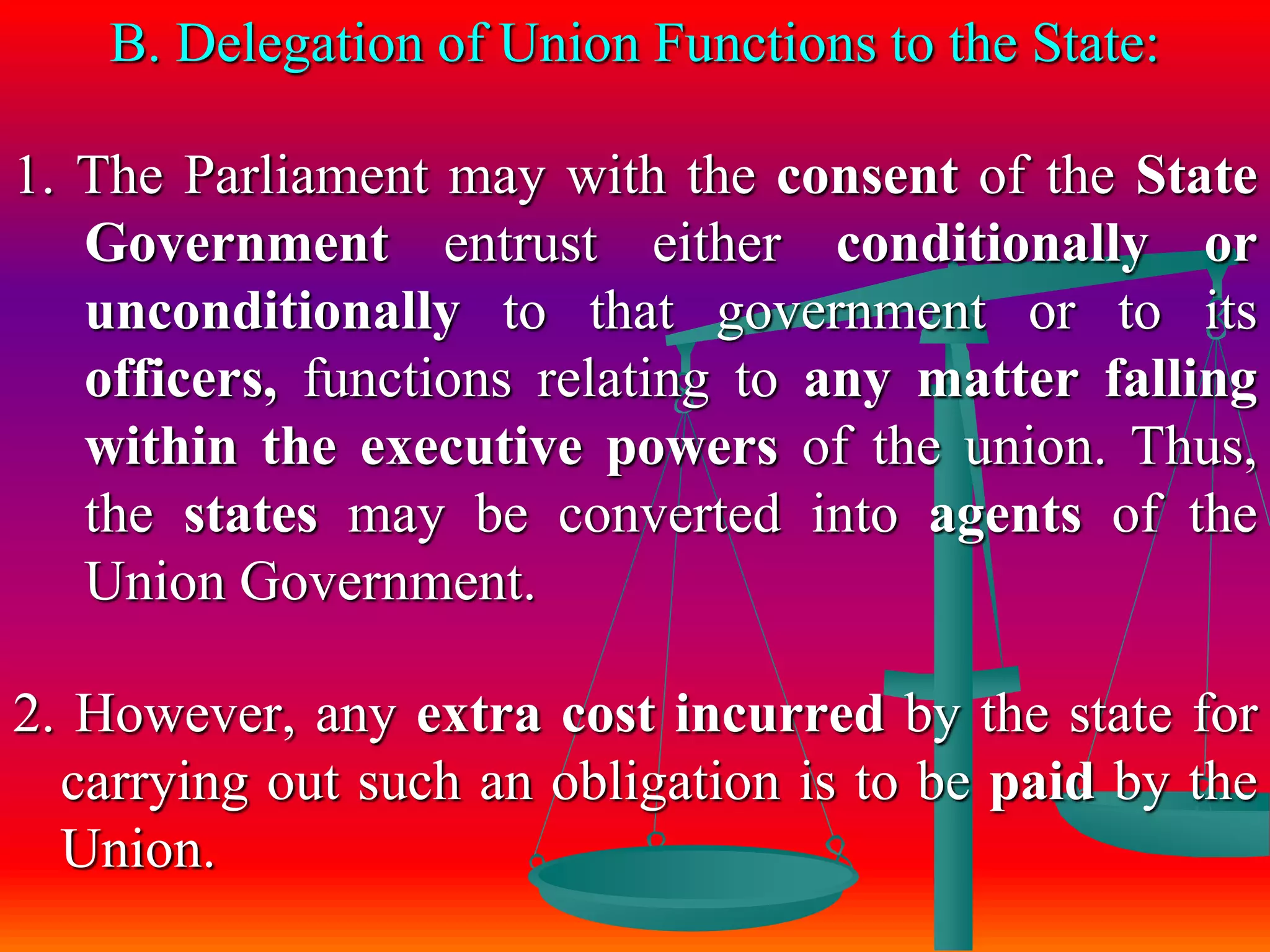 Centre State Relations | PPT