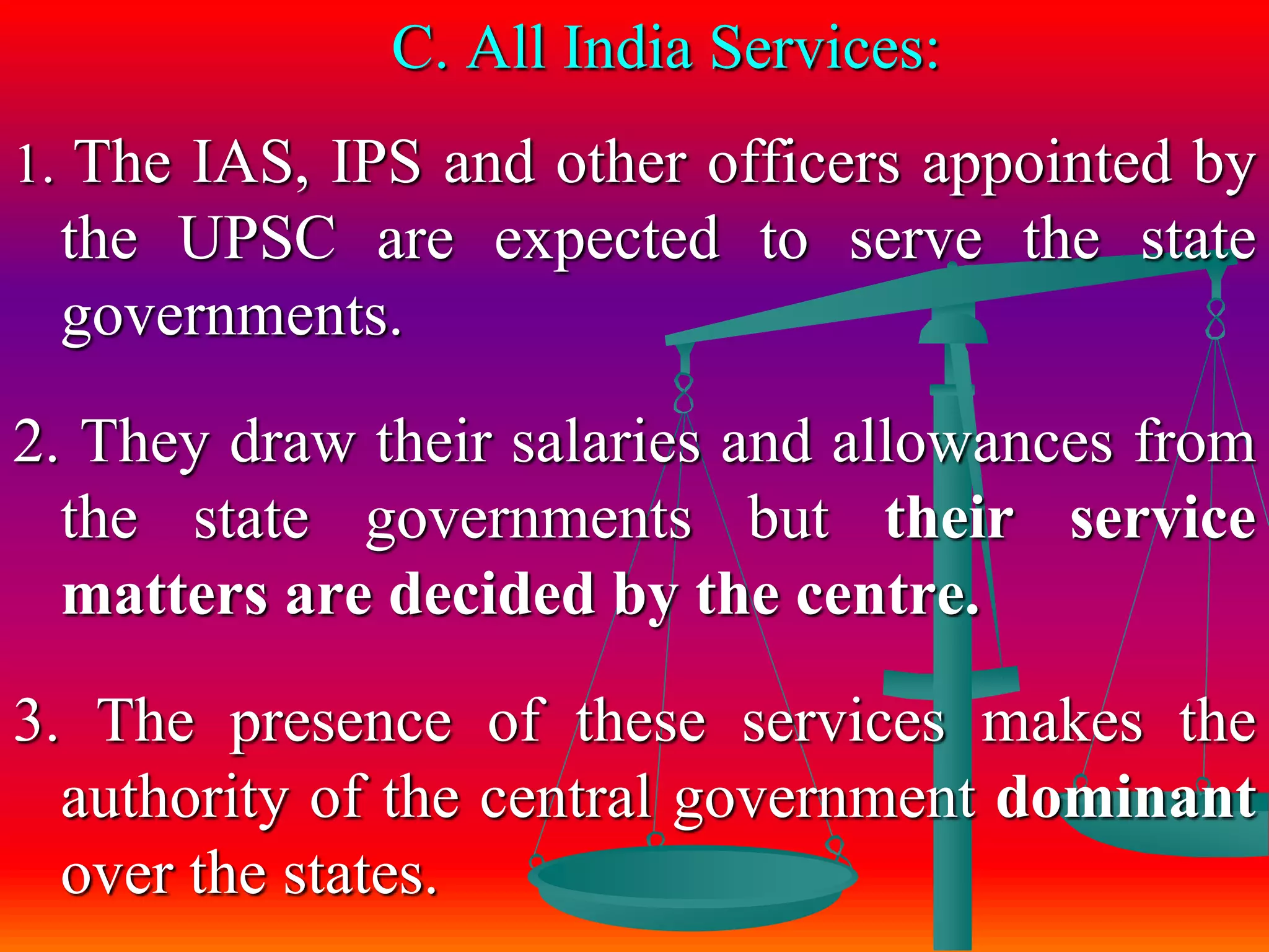 Centre State Relations | PPT