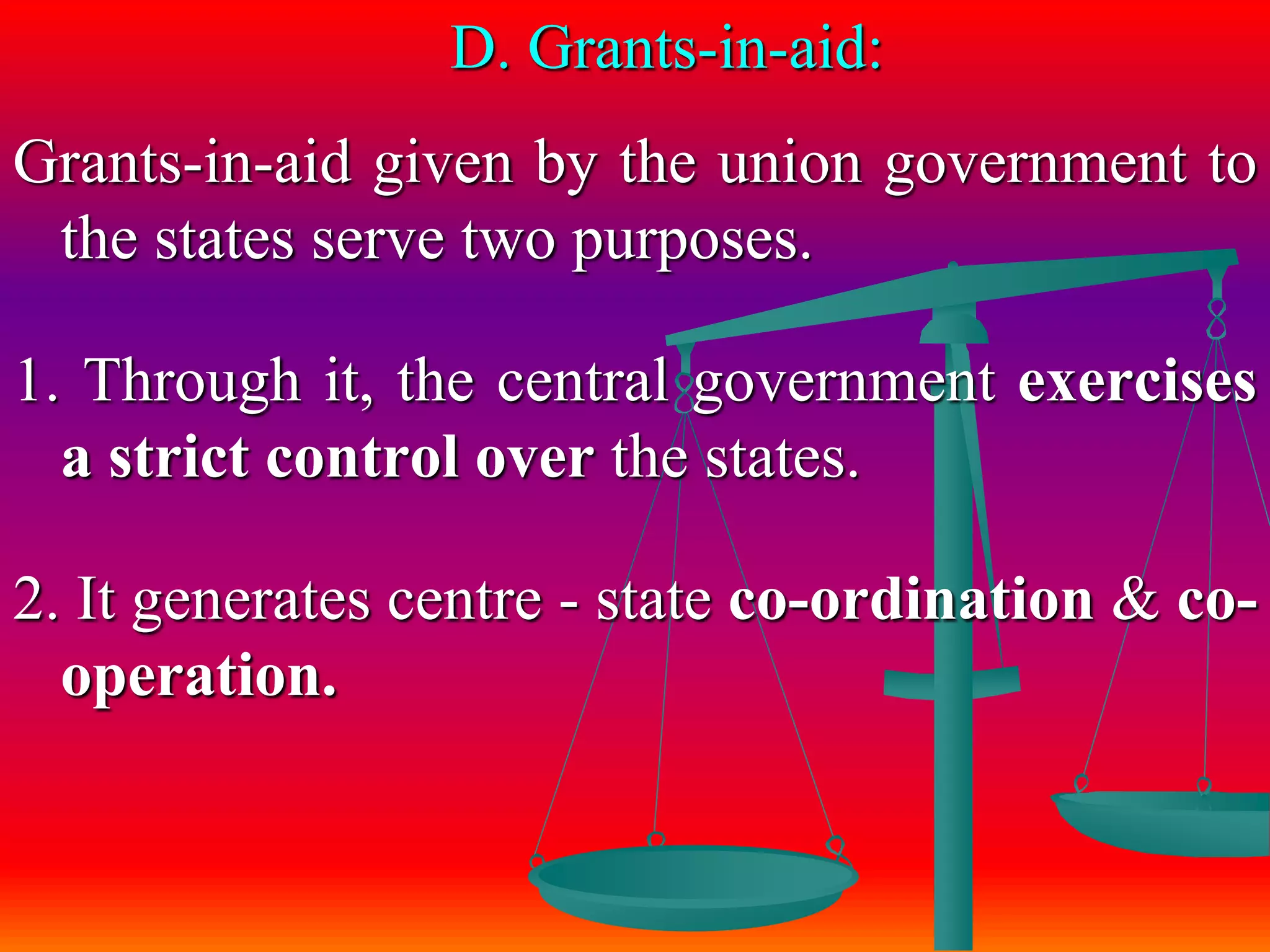 Centre State Relations | PPT