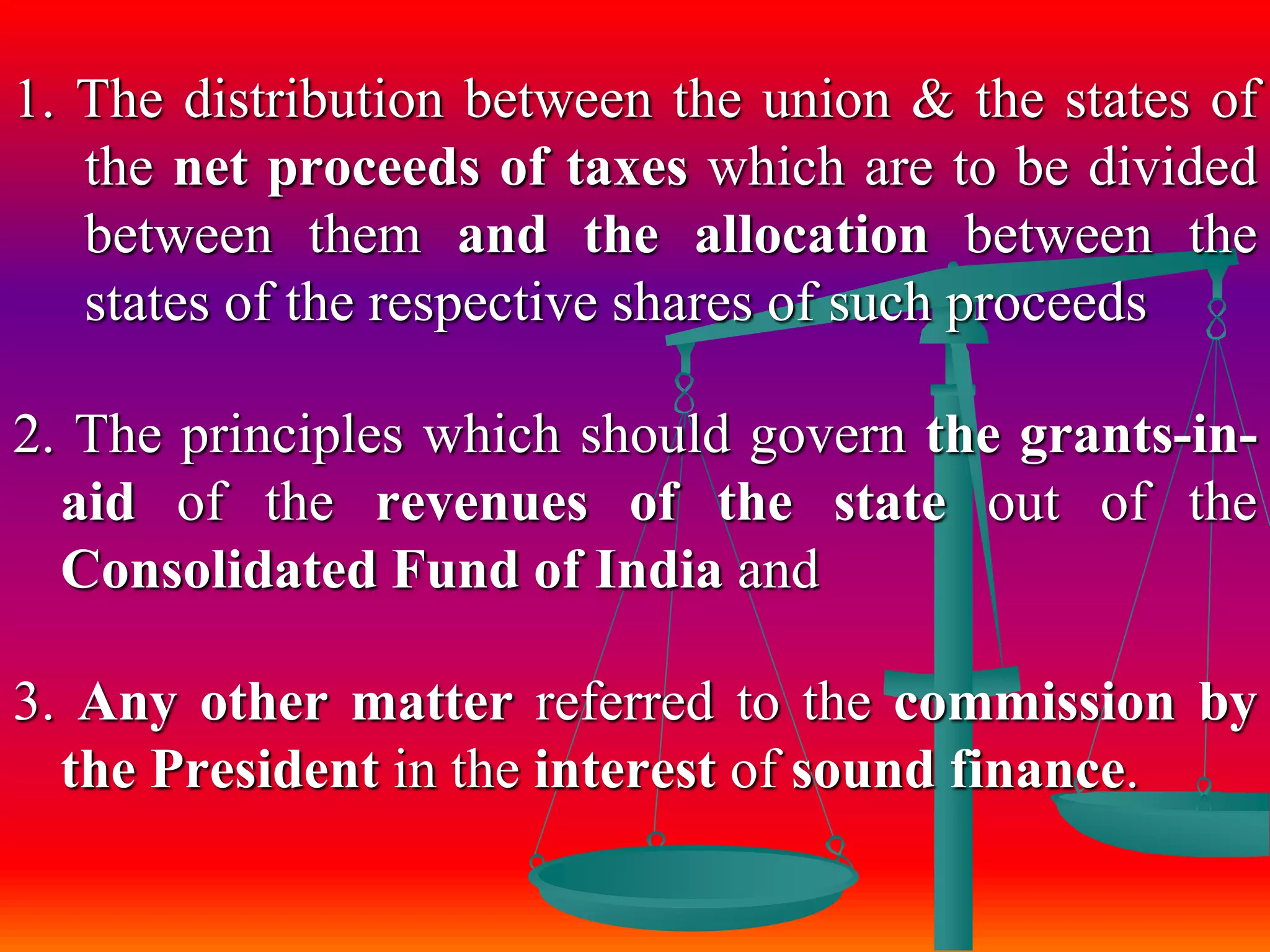 Centre State Relations | PPT