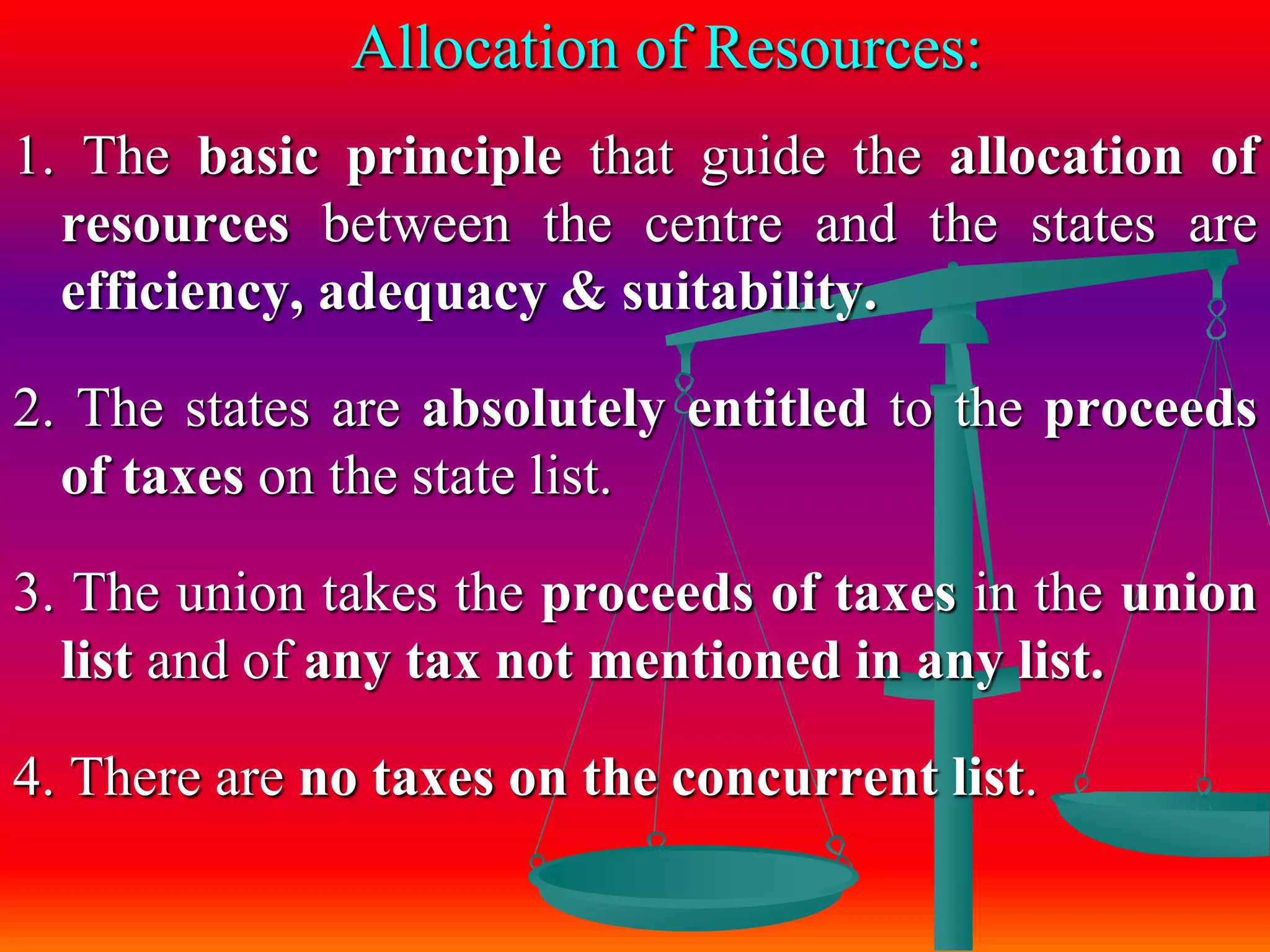 Centre State Relations | PPT