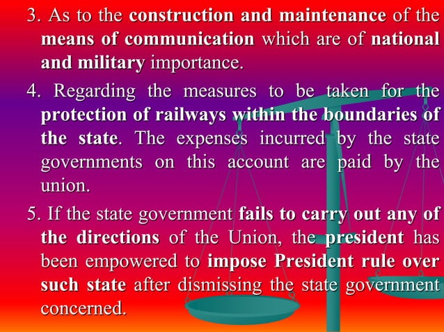 Centre State Relations | PPT | Political Issues & policy | Politics