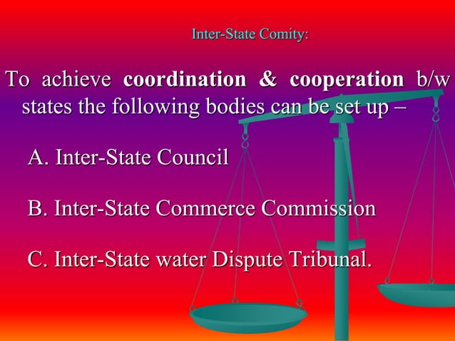 Centre State Relations | PPT | Political Issues & policy | Politics