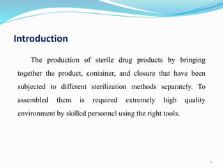 aseptic process technology | PPTX