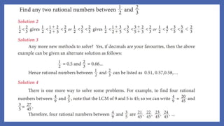 2a. Pedagogy Of Mathematics (part Ii) - Real Numbers (introduction & Ex 