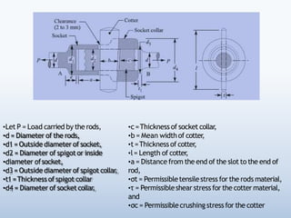 2 a. Cotter joint | PPTX