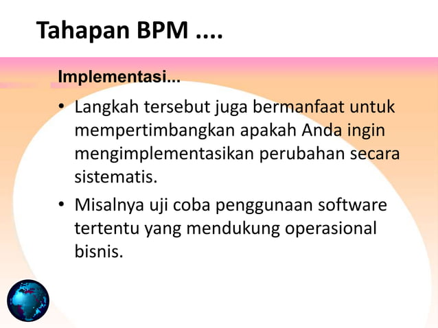 BPM Lifecycle & Tahapan Manajemen Proses Bisnis _Pelatihan "Business Process Management (BPM ...