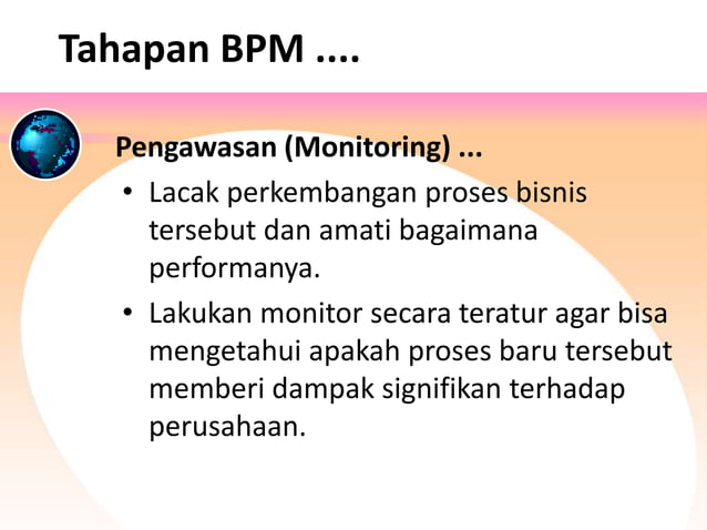 BPM Lifecycle & Tahapan Manajemen Proses Bisnis _Pelatihan "Business Process Management (BPM ...