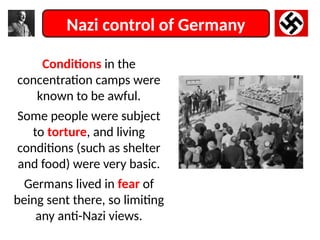 Hitler and Nazi Germany - Nazi control of Germany - intimidation | PPTX ...