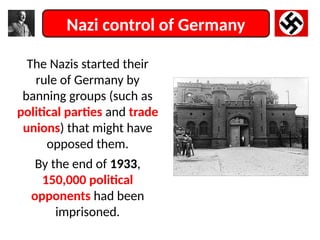 Hitler and Nazi Germany - Nazi control of Germany - intimidation | PPTX ...