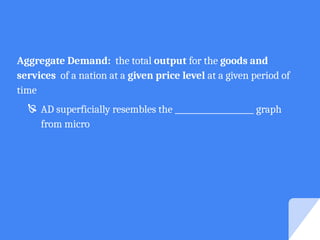 aggregate demand ib econ macroeconomics slide | PPTX