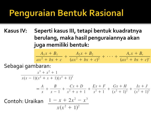 pecahan dan bentuk rasional | PPTX