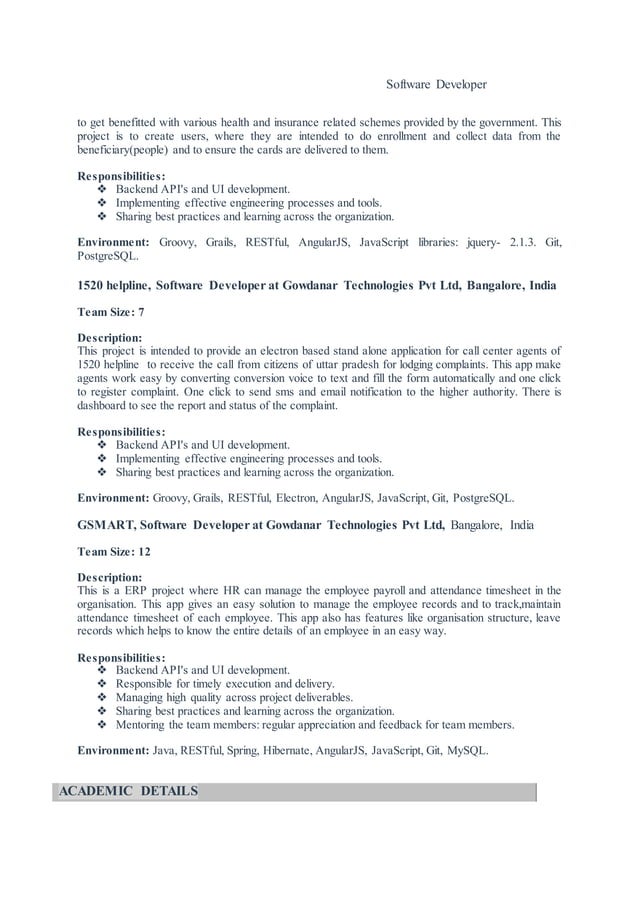 Rakesh - Java Resume | PDF