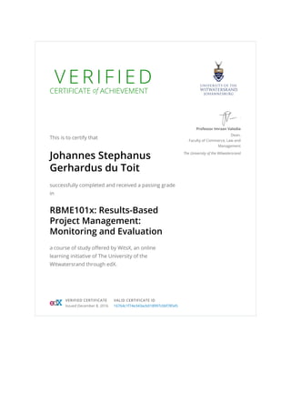 Certificate | PDF