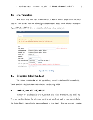 Naranjo_DTMS_Interface_Analysis and Redesign | PDF