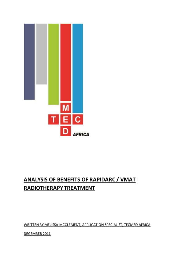 ANALYSIS AND BENEFITS OF RAPIDARC | DOCX | Cancer | Diseases and Conditions