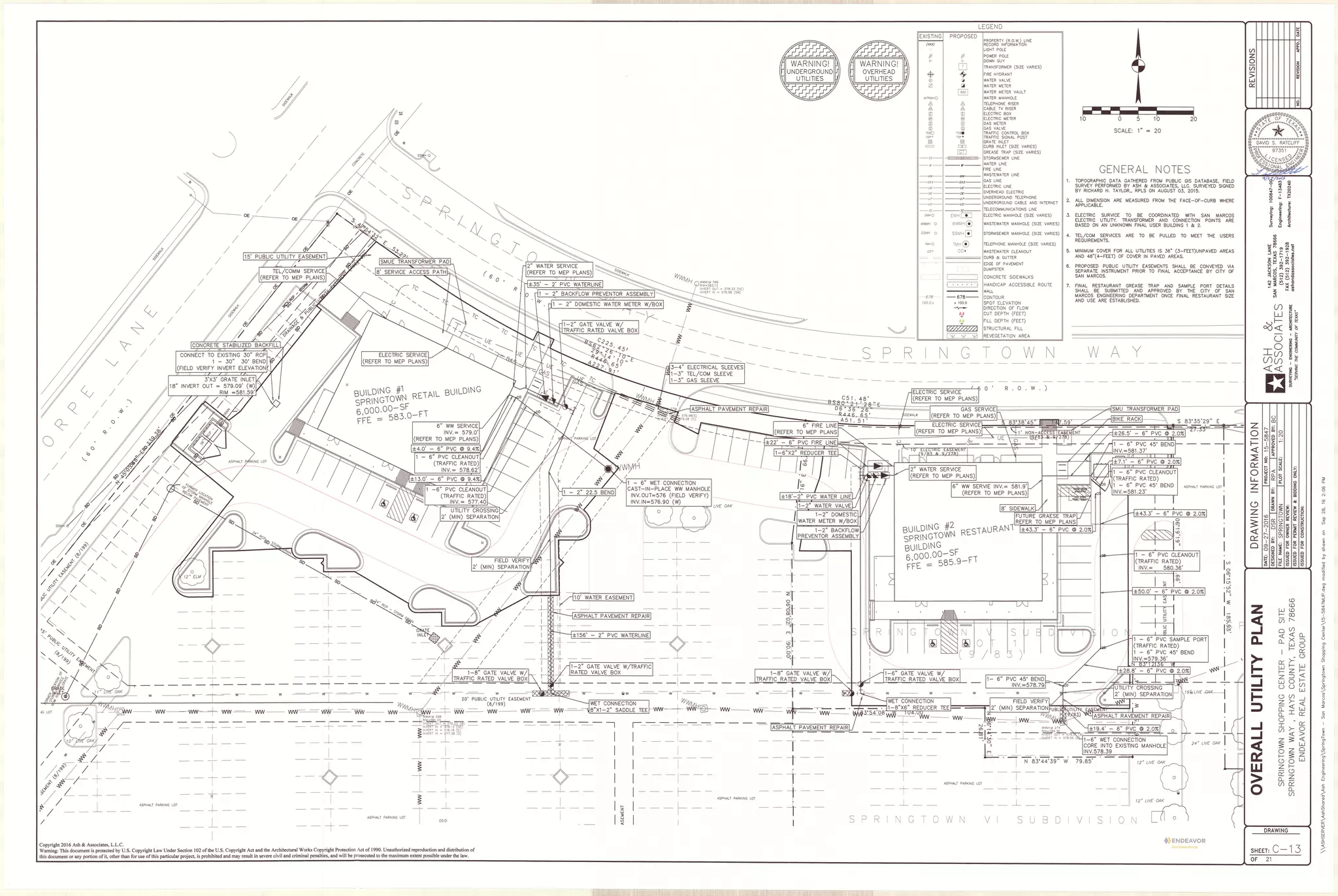 C-13 Overall Utility Plan | PDF
