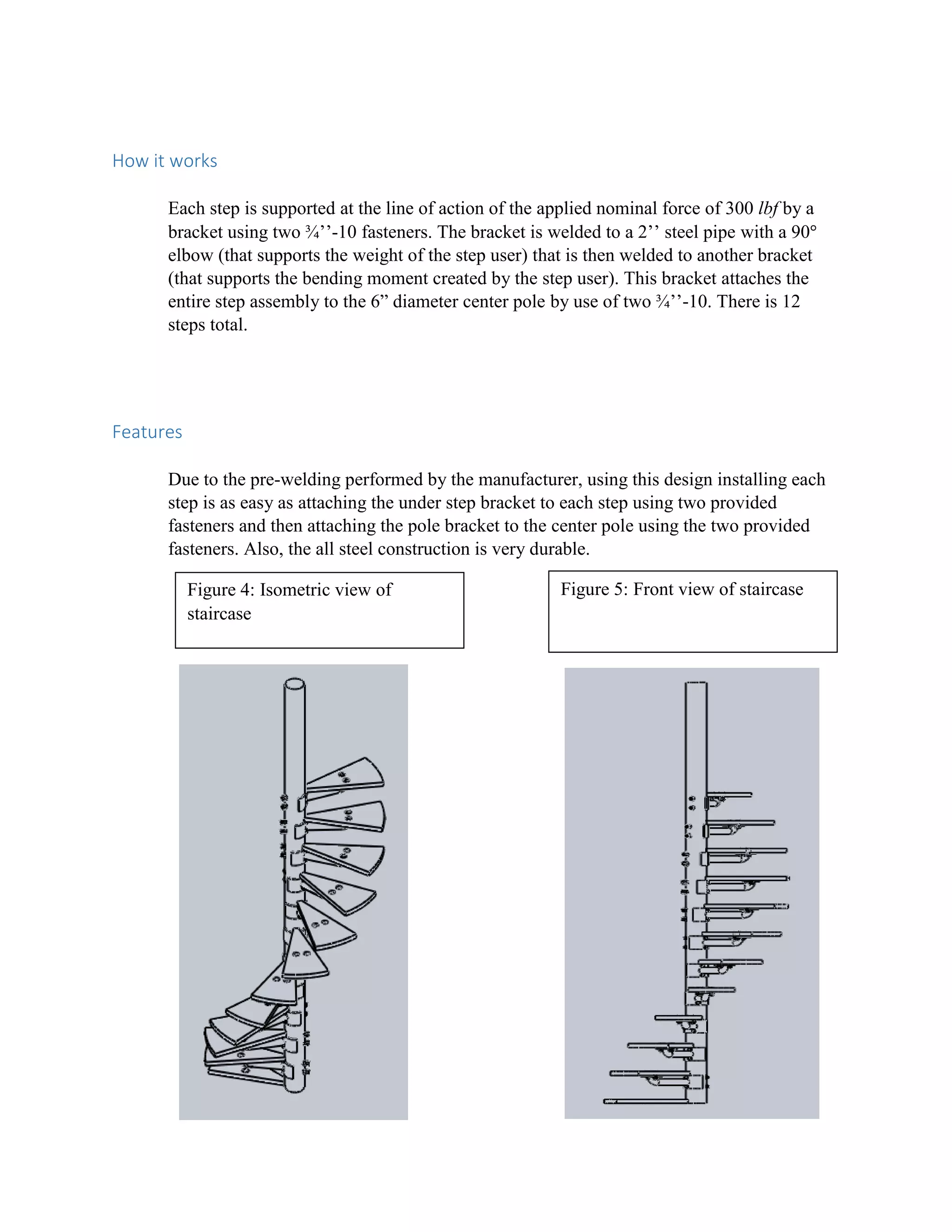 Staircase Design Report | PDF