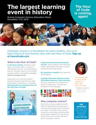 Hour of Code Brochure | PDF