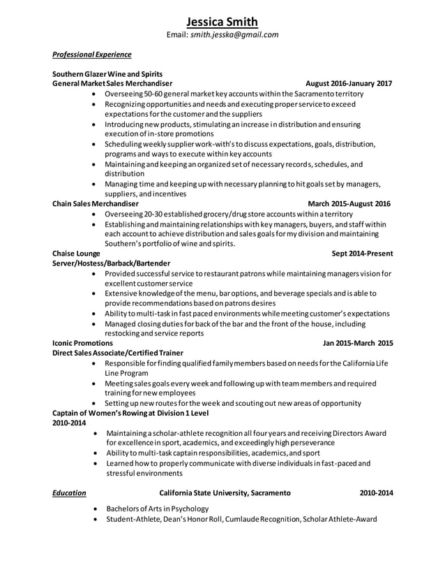 Jessica Smith Resume UPDATED | PDF