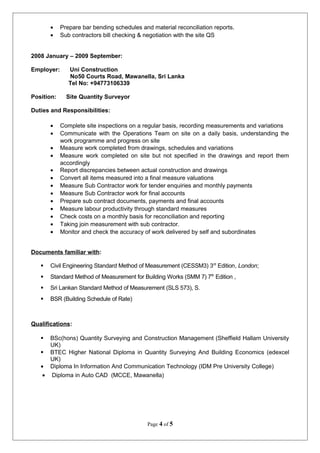 Munsif CV | DOC
