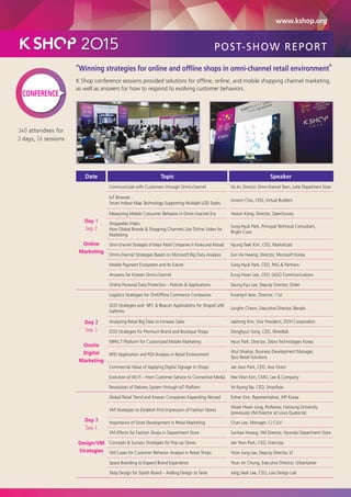 K Shop 2015 Post Show Report | PDF