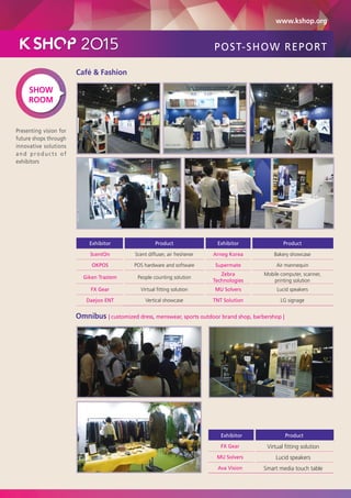 K Shop 2015 Post Show Report | PDF