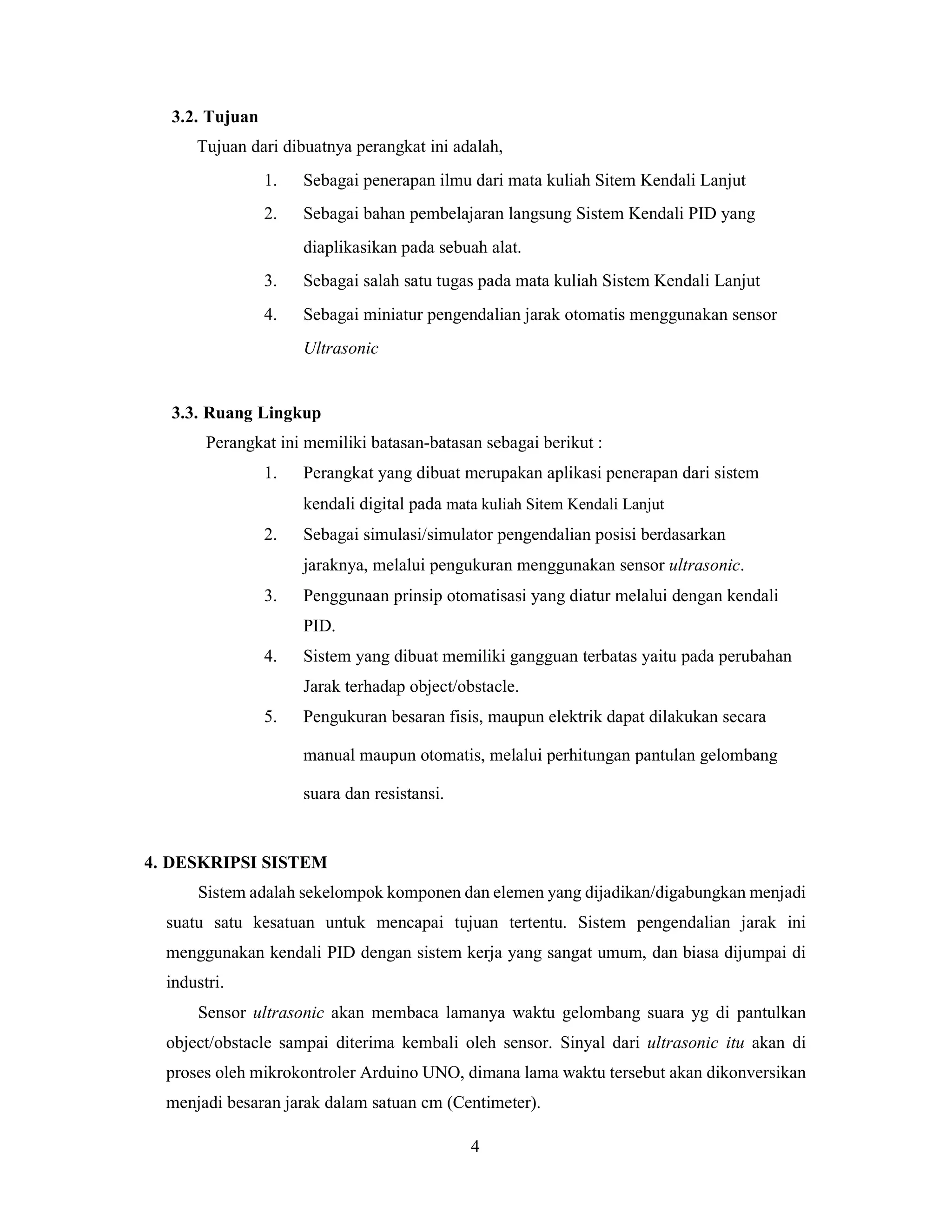 Sistem Kendali Jarak Menggunakan Metode PID Berbasis Arduino UNO ...