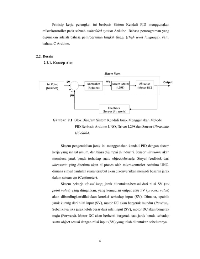 Sistem Kendali Jarak Menggunakan Metode PID Berbasis Arduino UNO ...