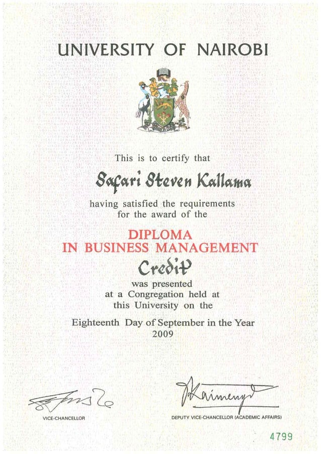 Diploma certificate | PDF