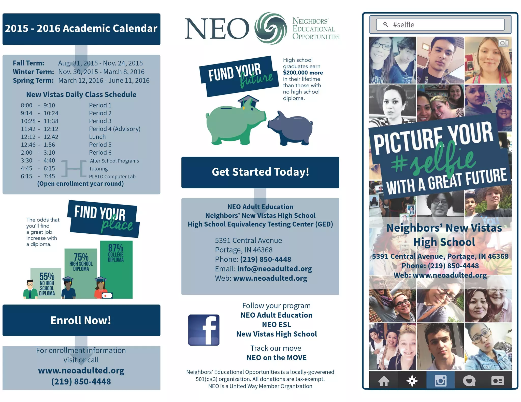 NEO New Vistas High School Brochure Final | PPT