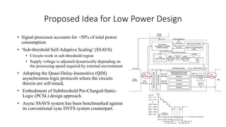 An Ultra-Low Power Asynchronous-Logic | PPTX