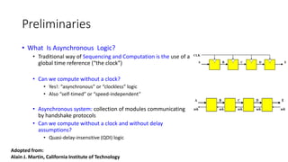 An Ultra-Low Power Asynchronous-Logic | PPTX