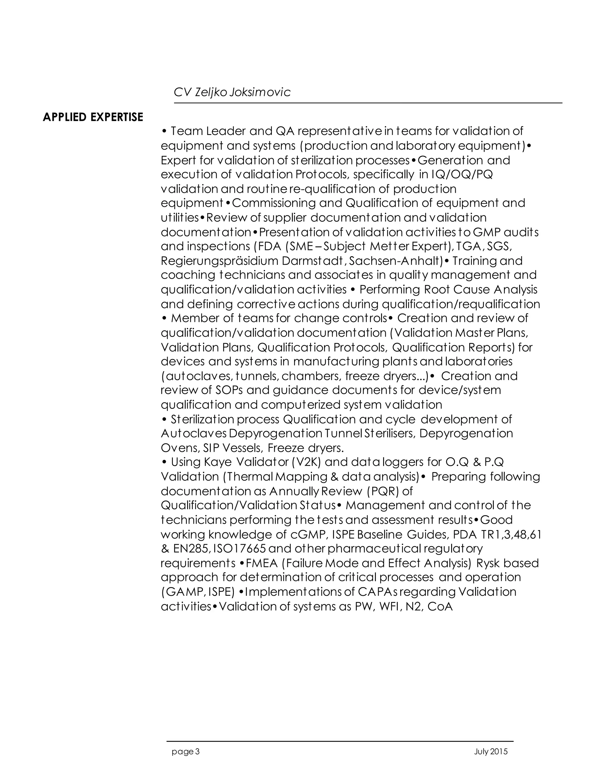 Zeljko Joksimovic_ENG_ CV 2015 | DOCX