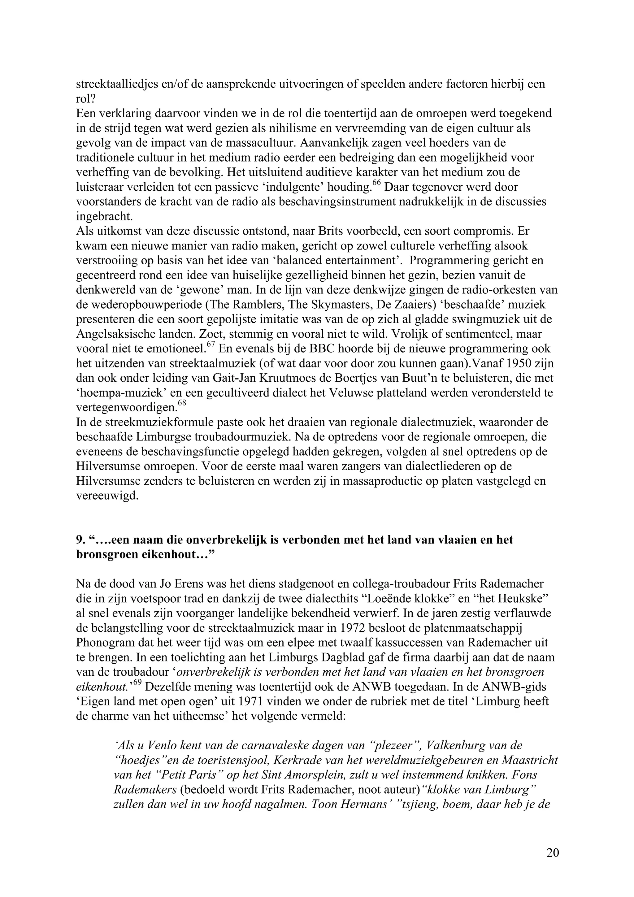 Oet Limburg kump de meziek | PDF