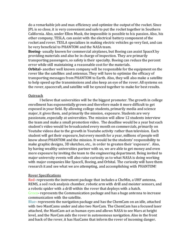 NASA NCAS Mission Statement | PDF