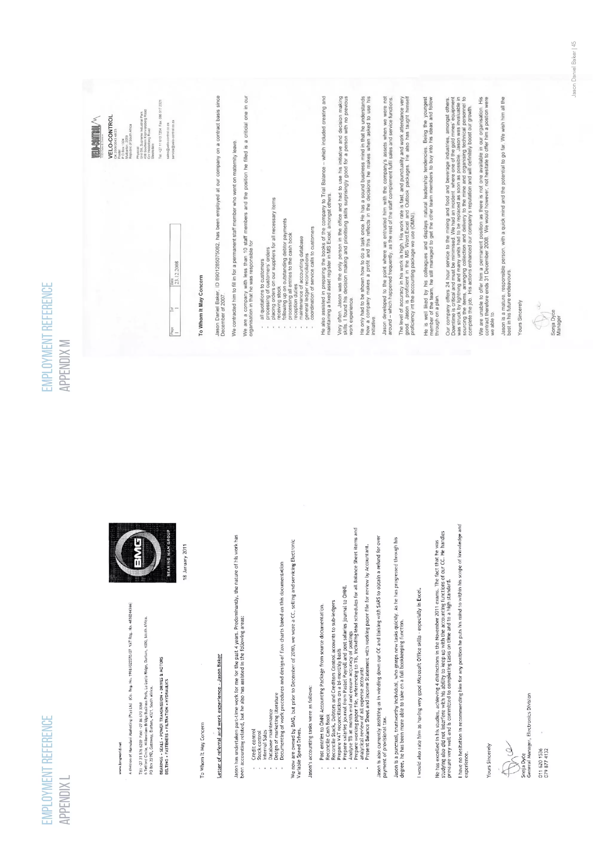 Work References | PDF