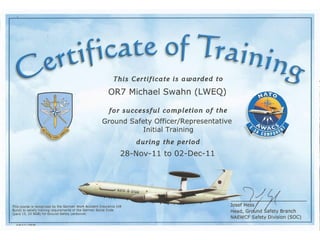 NATO Training Certificates | PDF