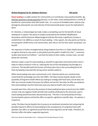 11 Steps to Tackling the RLA Prompt | PDF