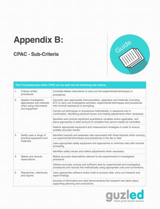 ALevelPracticalEndorsementGuide | PDF | Educational Assessment | Education