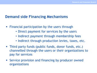 Funding mechanisms and sustainability | PPTX