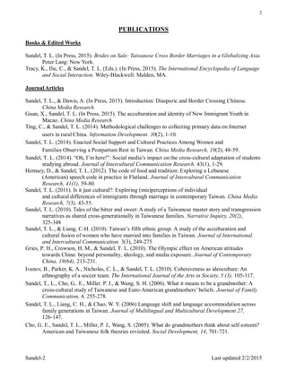 Sandel_Vitae_2015 | PDF