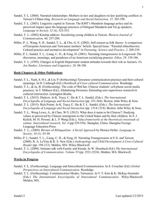 Sandel_Vitae_2015 | PDF