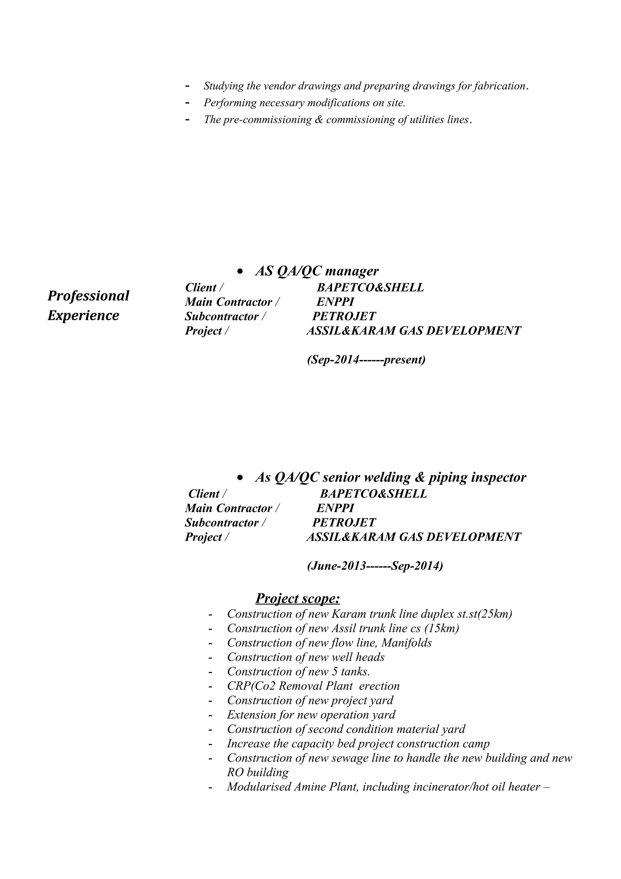 (QA_QC Welding,piping engineer | PDF