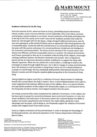 reference and cover note for Uni of HK | PDF