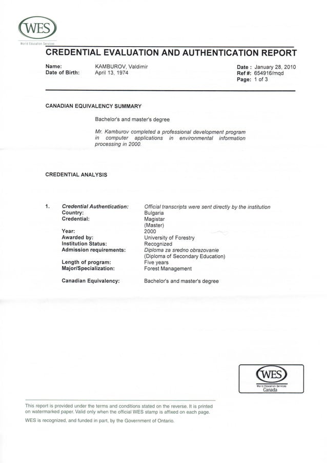 Master's Diploma Evaluation | PDF | Undergraduate Education | College ...